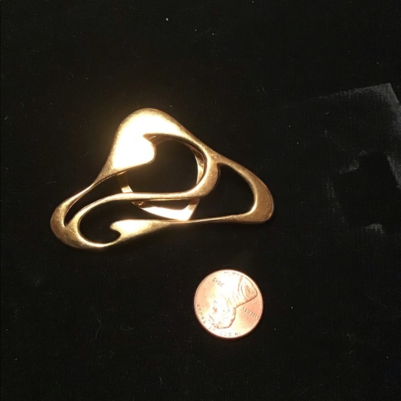 Vintage | Jewelry | Vintage Lieba Gold Tone Scarf Dress Clip Usa Made ...